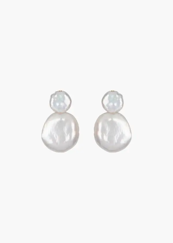 JENNIFER BEHR Rita Drop Earrings - Pearl