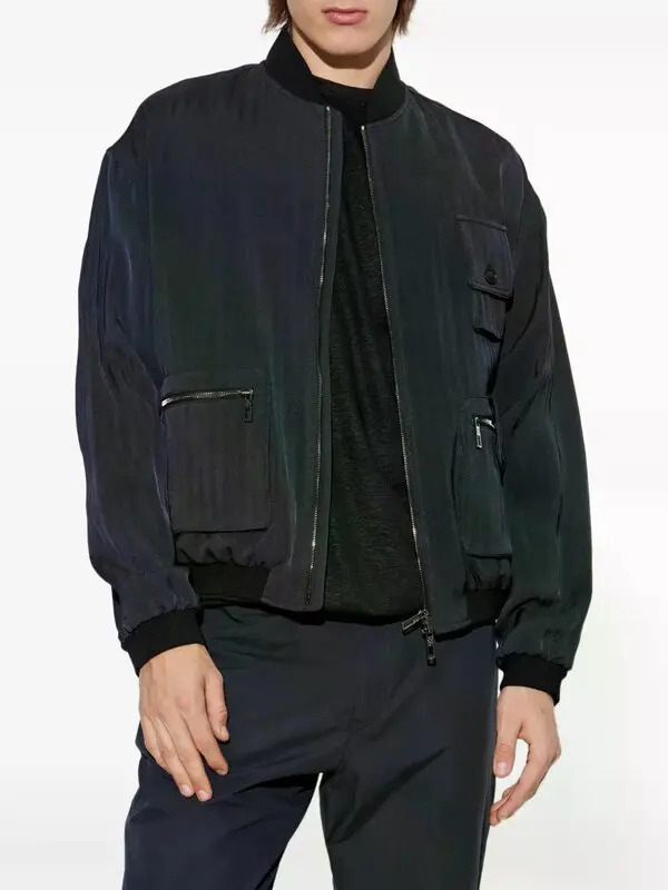 Giorgio Armani Zip-up Bomber Jacket