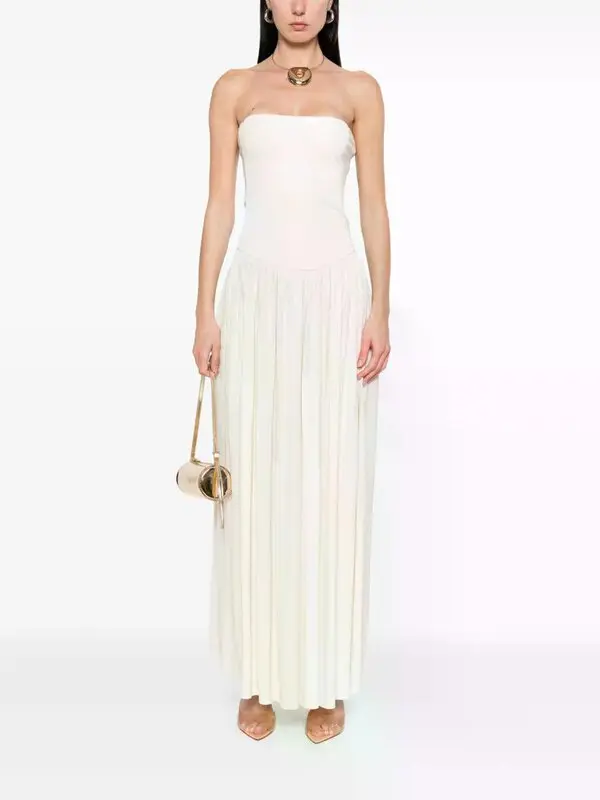AYA MUSE Strapless Midi Dress