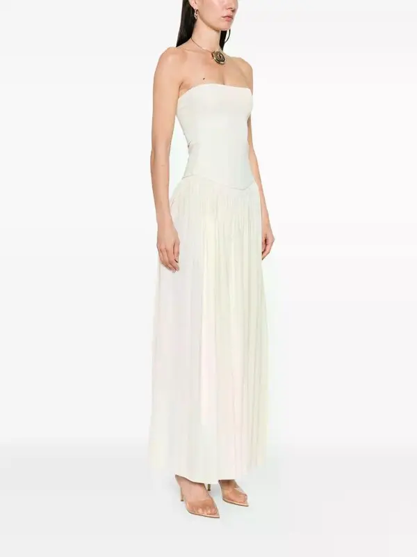 AYA MUSE Strapless Midi Dress