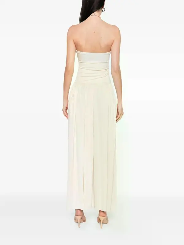 AYA MUSE Strapless Midi Dress