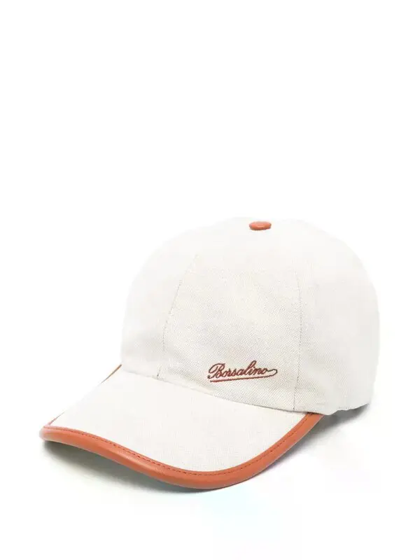 Borsalino Logo-embroidered Baseball Cap