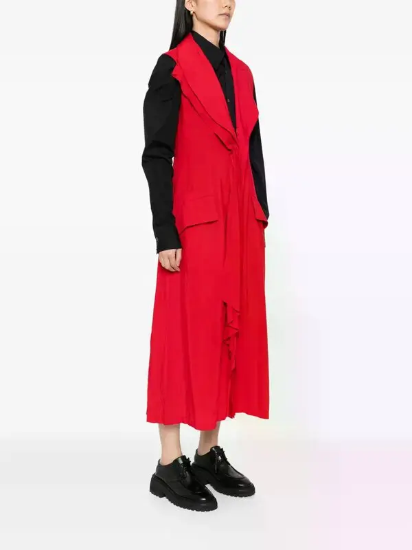 Yohji Yamamoto Draped Sleeveless Dress