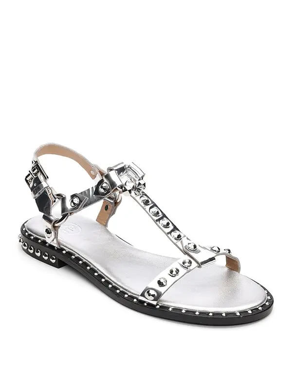 Ash Patsy Embellished Sandals - Silver