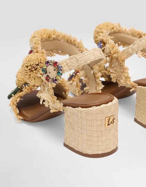 Dolce & Gabbana Keira Embroidered Sandals