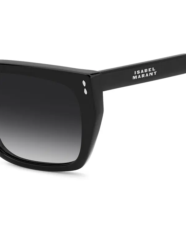 Isabel Marant Geometric Sunglasses, 58mm - Black/gray