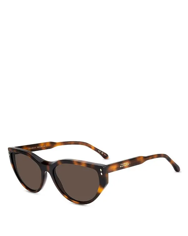 Isabel Marant Étoile Cat Eye Sunglasses, 59mm - Havana/brown