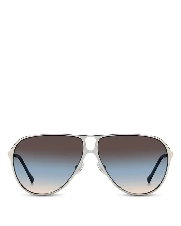 Isabel Marant 60mm Sunglasses - Silver/gray