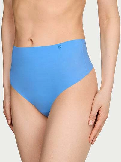Victoria's Secret No-show High-waist Thong Panty - Blue