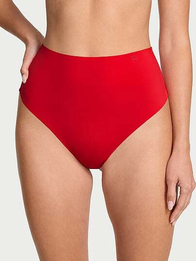 Victoria's Secret No-show High-waist Thong Panty - Red