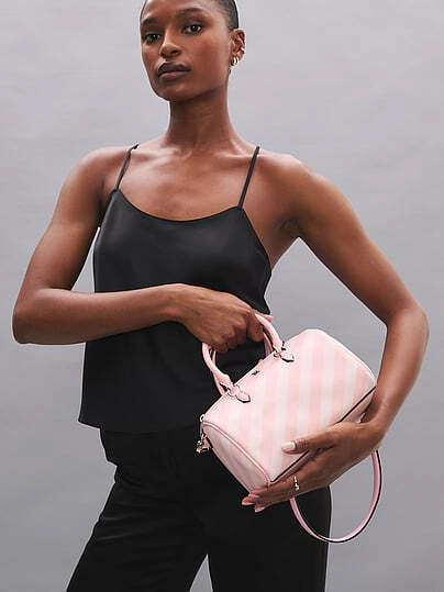 Victoria's Secret Mini Duffel Crossbody Bag - Print