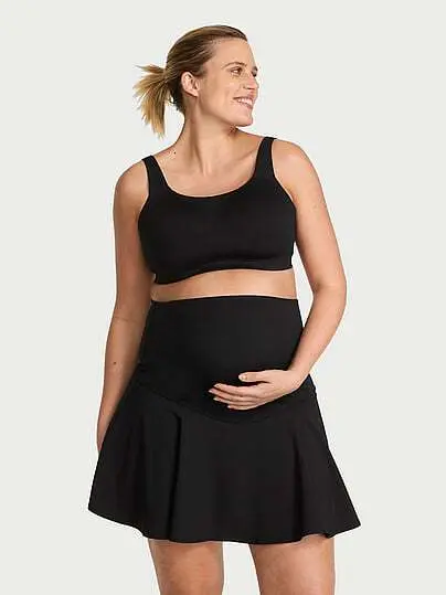Victoria's Secret Vsx Activate Maternityflex Skirt - Black