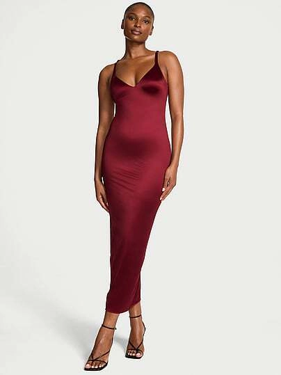 Victoria's Secret Sosleek™ Maxi Slip Dress - Red