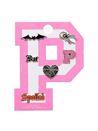 Pink 6-piece Pin Set - Print