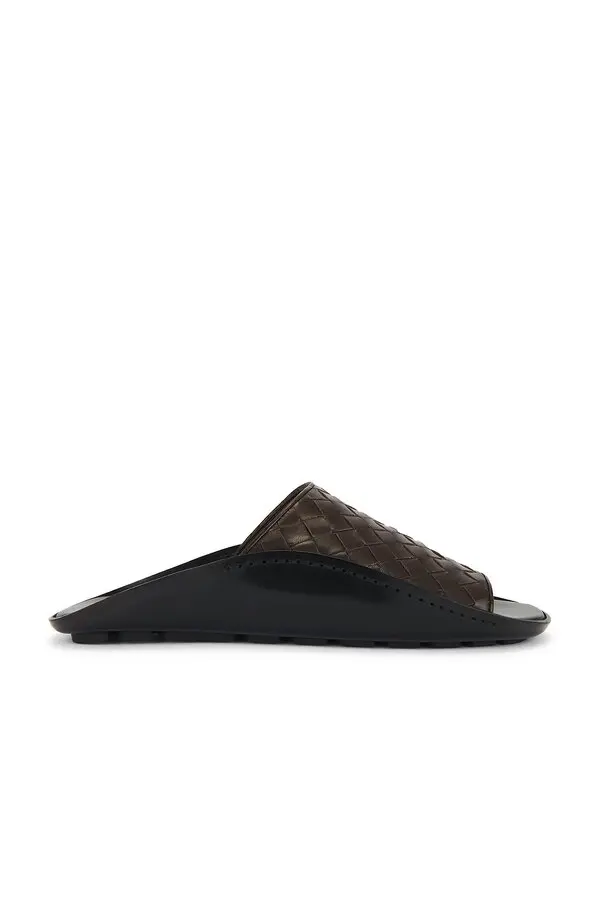 Bottega Veneta Nappa Opaque Weave Mule Sandal - Fondant