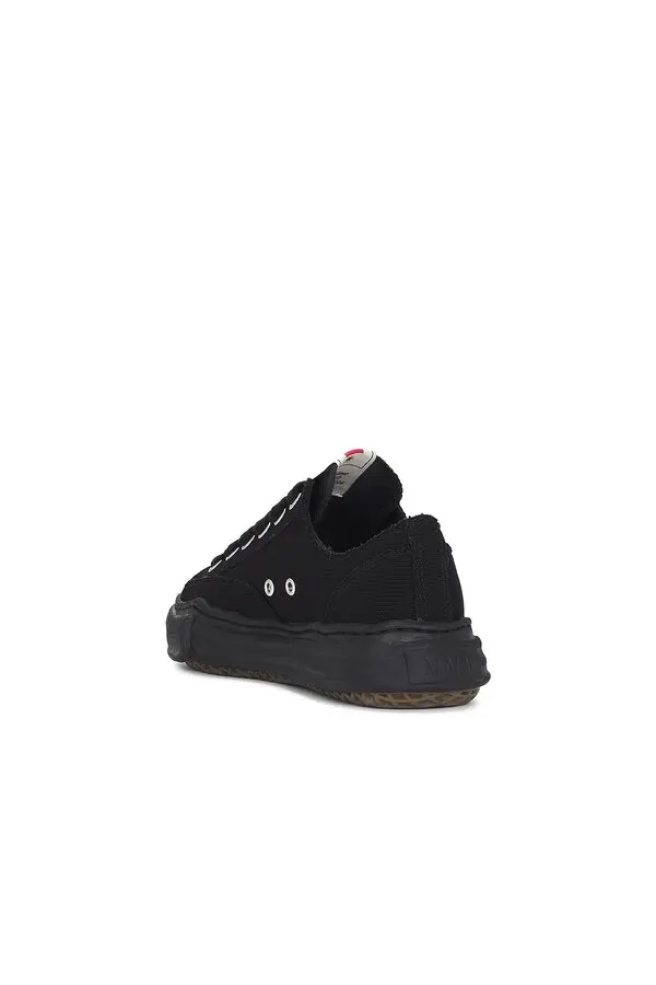 Mihara Yasuhiro Peterson Original Sole Canvas Low-top Sneaker - Black