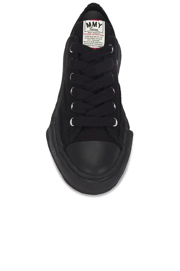 Mihara Yasuhiro Peterson Original Sole Canvas Low-top Sneaker - Black