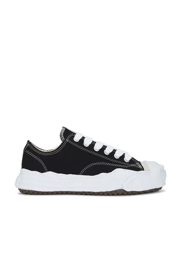 Mihara Yasuhiro Hank Original Sole Canvas Low-top Sneakers - Black