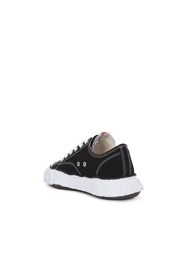 Mihara Yasuhiro Peterson 23 Original Sole Canvas Low-top Sneaker - Black