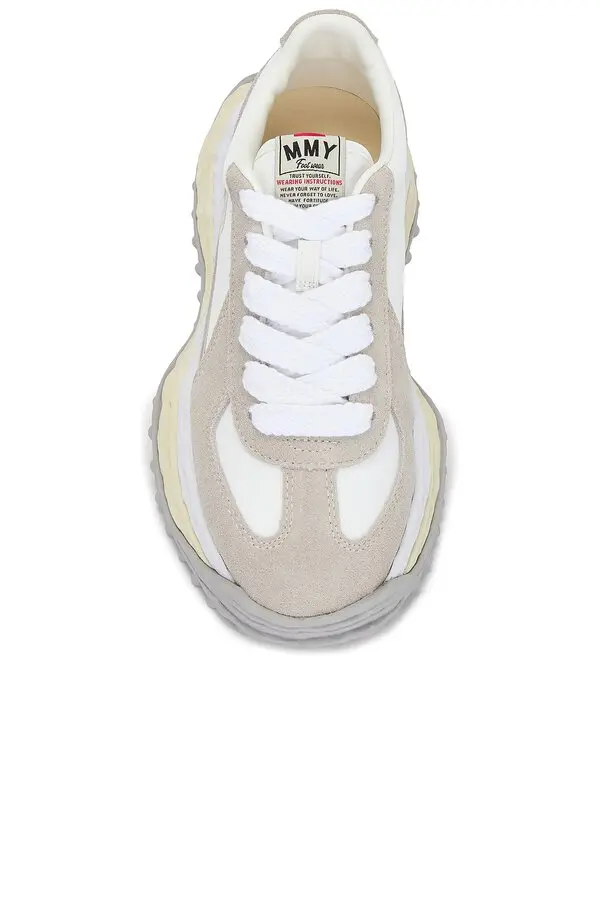 Mihara Yasuhiro Larry Original Sole Leather Low-top Sneakers - White