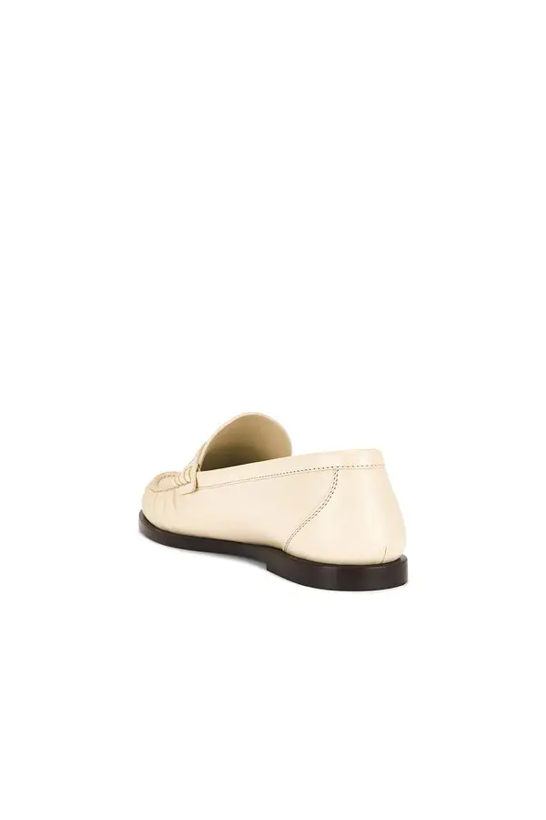 Saint Laurent Flat Loafer - Neutro