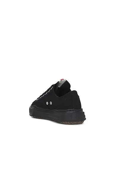 Mihara Yasuhiro Peterson Original Sole Canvas Low-top Sneaker - Black
