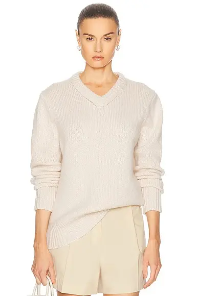 Jenni Kayne Cashmere Kate V Neck Sweater