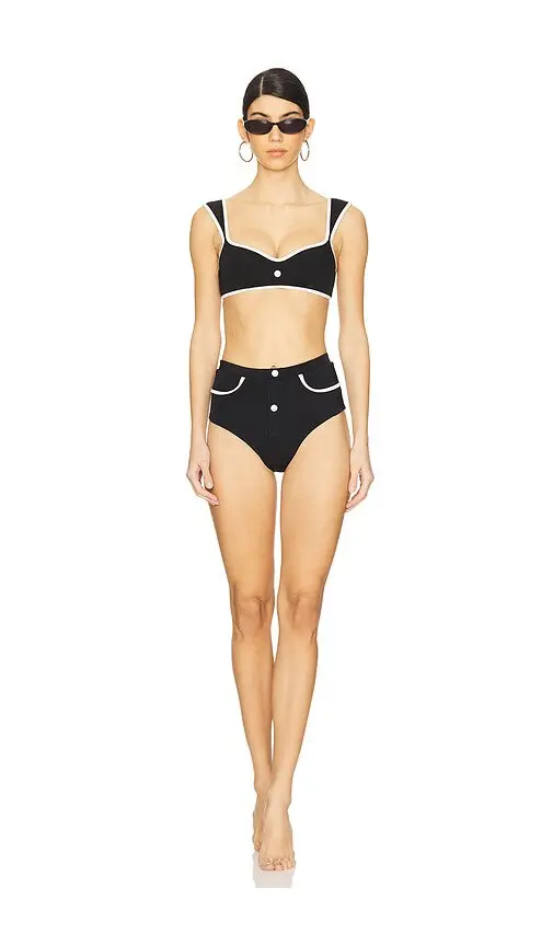 SELIA RICHWOOD Marilyn Bikini Set - Black
