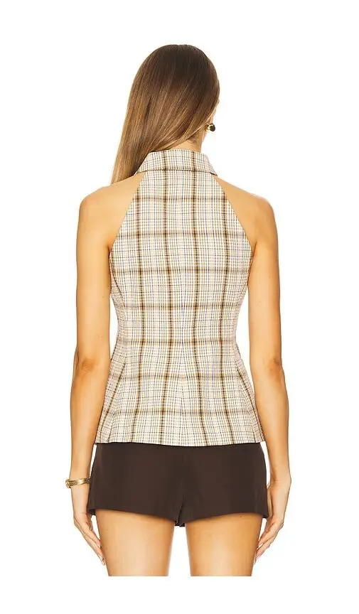 Veronica Beard Orlinda Vest - Dark Stone Multi