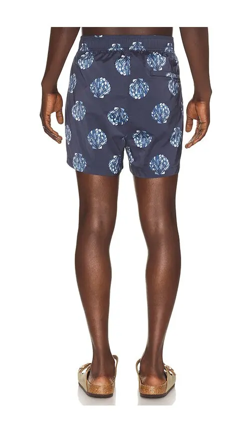 Onia Charles 4 Swim Trunk - Navy Multi