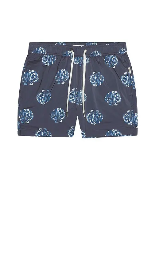 Onia Charles 4 Swim Trunk - Navy Multi