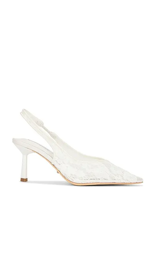 TONY BIANCO Breeze Slingback Pump - White Brocade