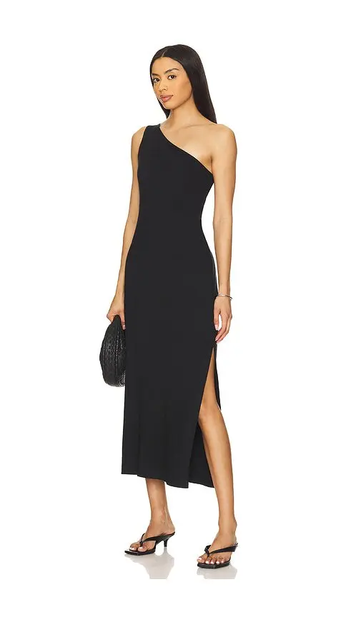 Seafolly Jersey One Shoulder Dress - Black