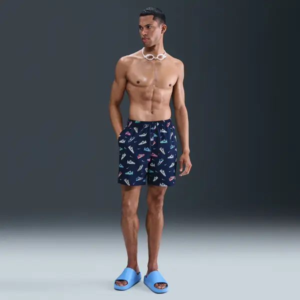 Nike Breaker 7" Brief-lined Volley Shorts - Blue