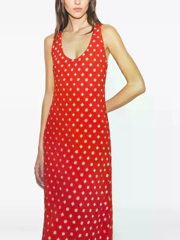 Tory Burch Printed Midi Dress