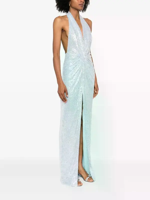Costarellos Sequin-embellished Maxi Dress