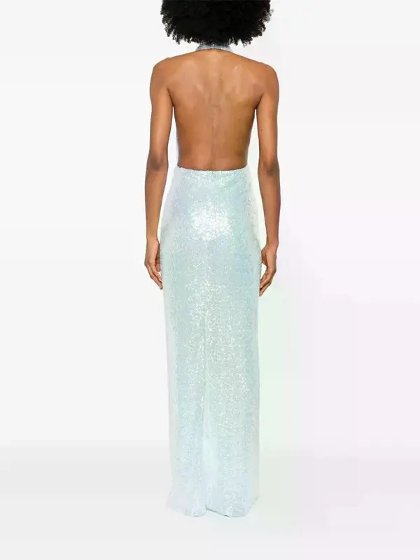 Costarellos Sequin-embellished Maxi Dress