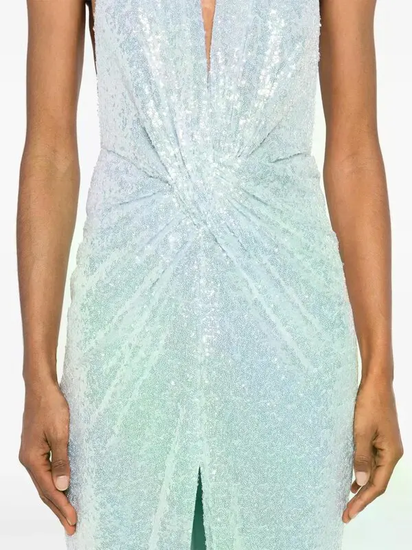 Costarellos Sequin-embellished Maxi Dress