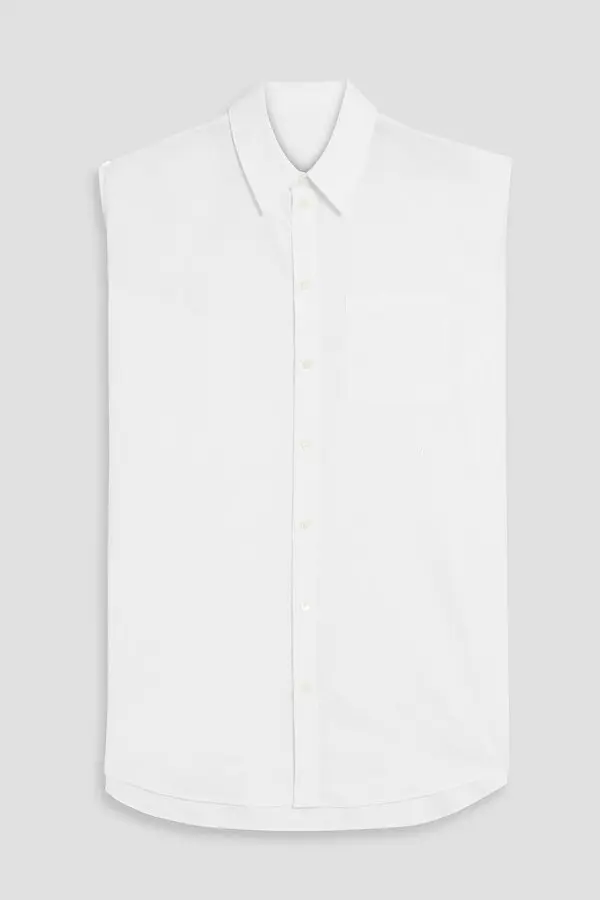 Helmut Lang Cotton-poplin Top