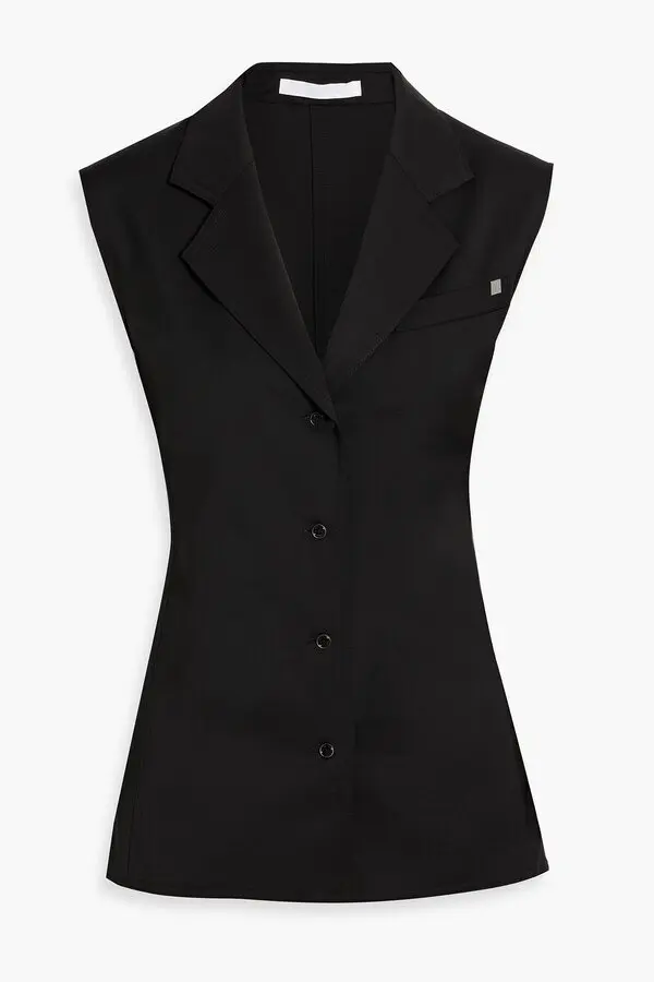 Helmut Lang Wool-twill Vest