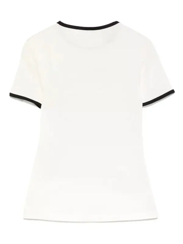 AYA MUSE Contrast-trim T-shirt