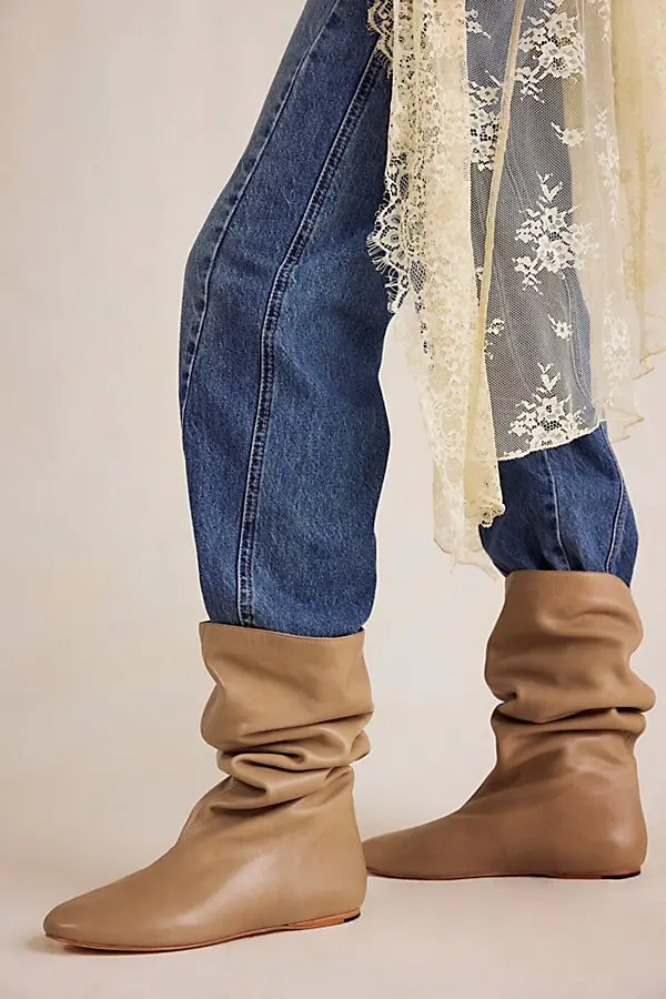 Free People Single Sole Slouch Boots