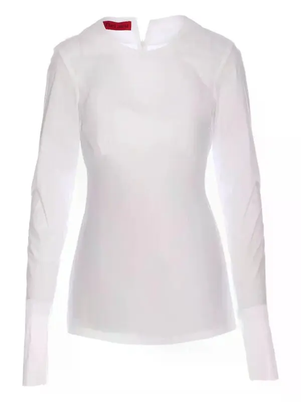 THELATEST Long Sleeve Terry Shirt - White