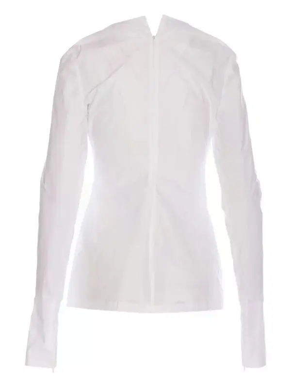THELATEST Long Sleeve Terry Shirt - White