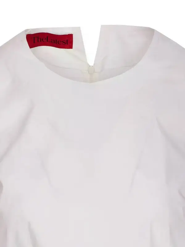 THELATEST Long Sleeve Terry Shirt - White