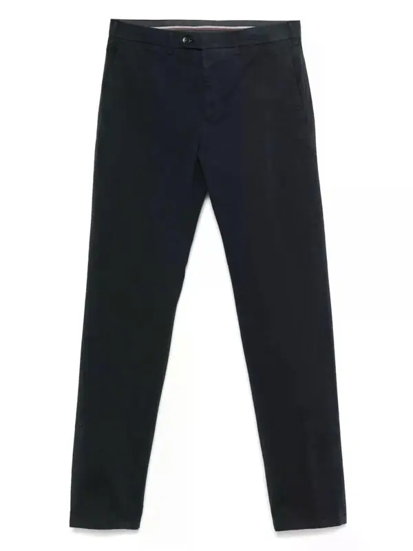 Canali Stretch-cotton Chinos - Blue