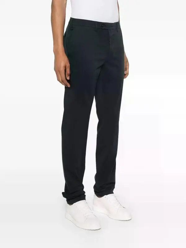 Canali Stretch-cotton Chinos - Blue