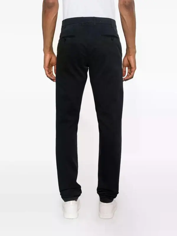 Canali Stretch-cotton Chinos - Blue