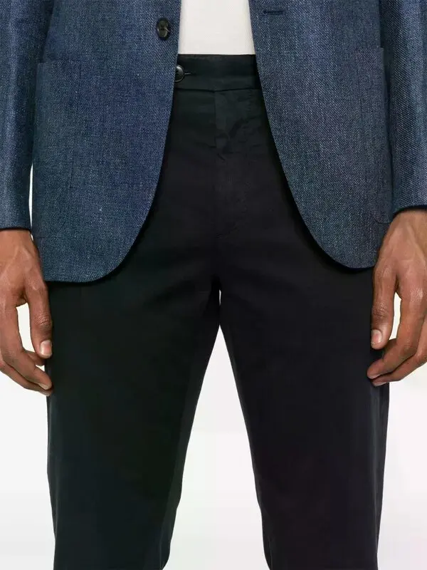 Canali Stretch-cotton Chinos - Blue