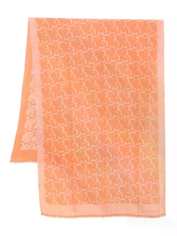 BILLIONAIRE Logo-print Scarf - Orange